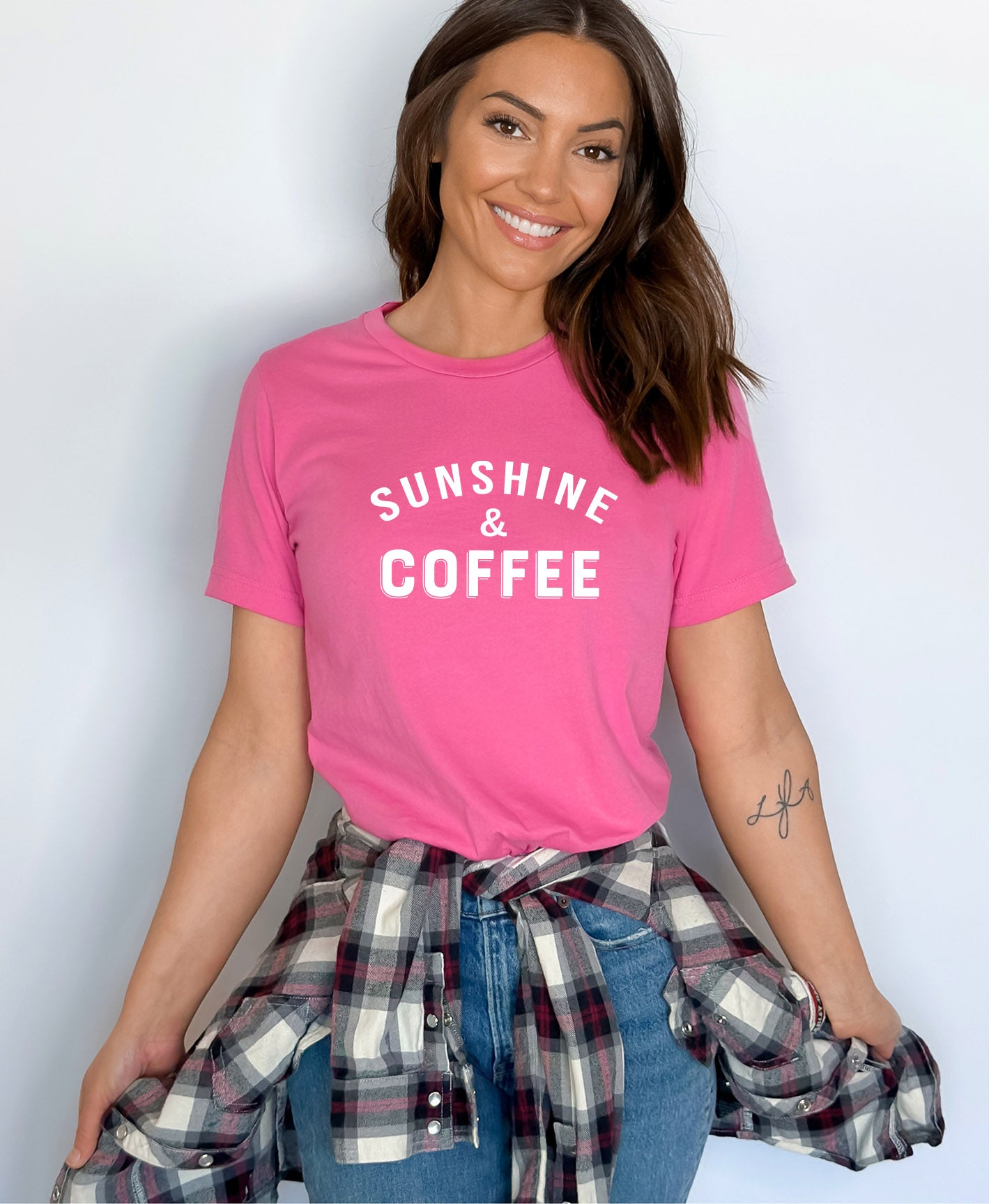 Sunshine & Coffee Tee – Simply Inspired Design Co