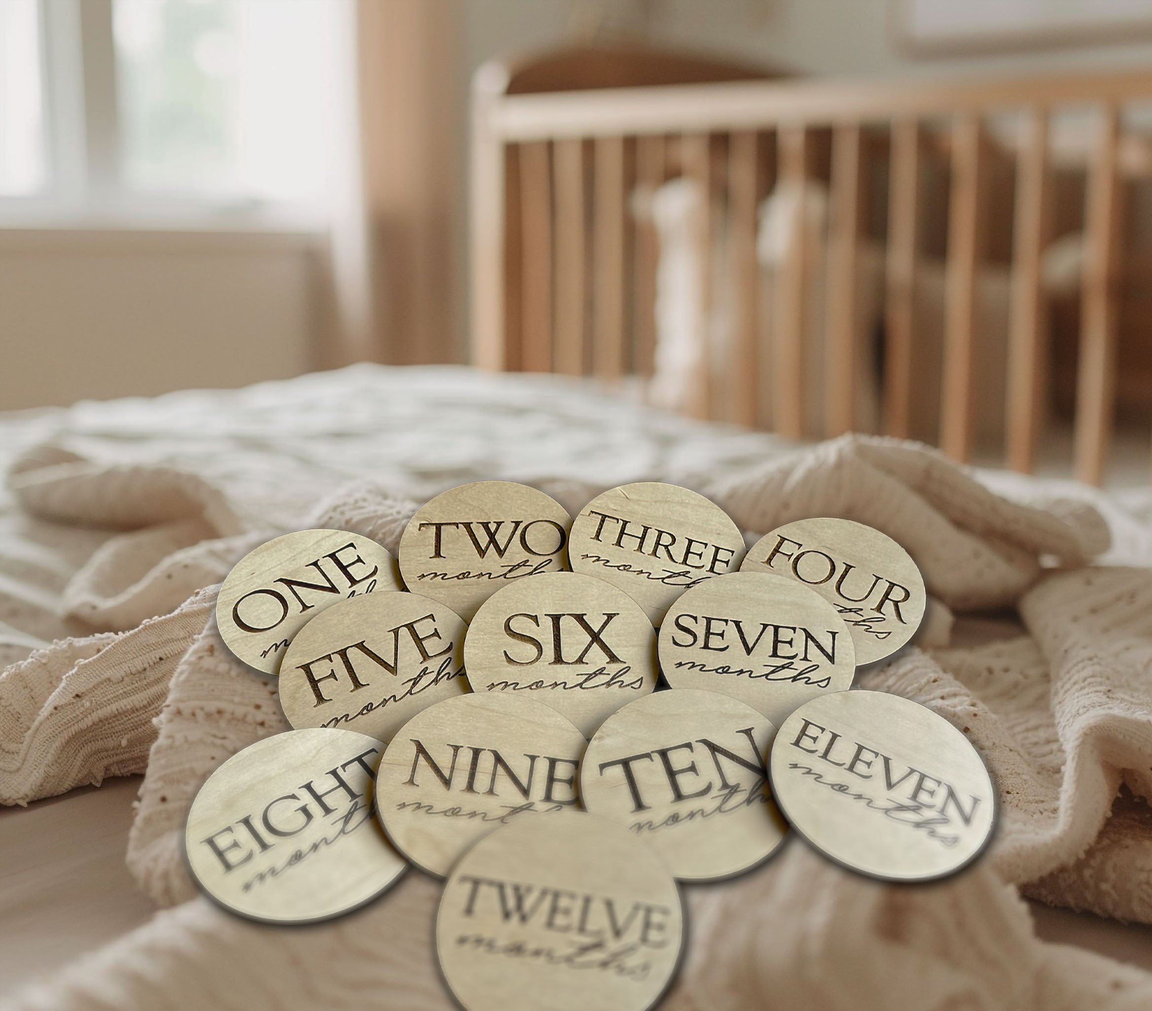 Monthly Milestone Wood Announcement – Simply Inspired Design Co