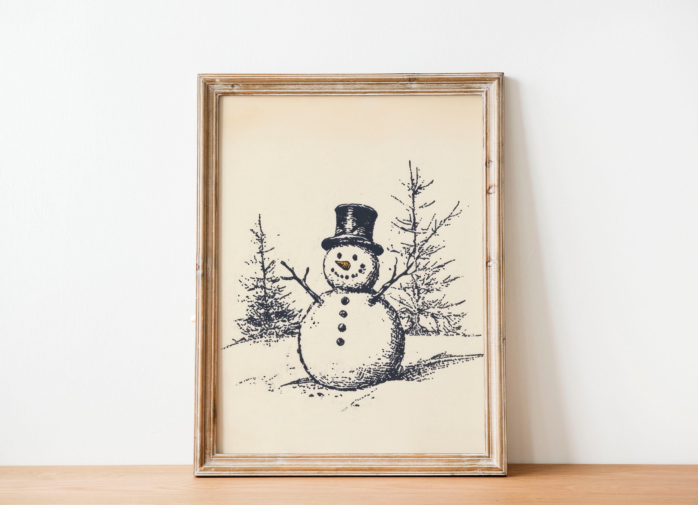 The Snowman Sketch – Simply Inspired Design Co