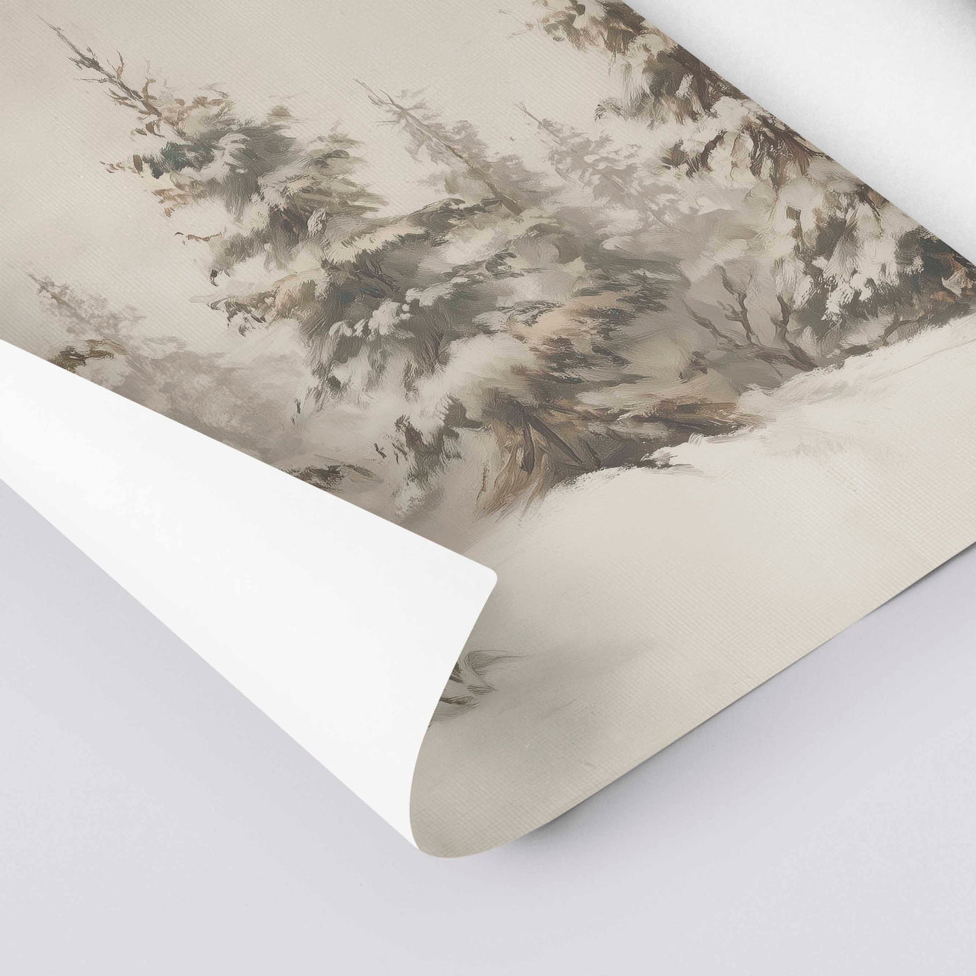 Stillness in snow Wall Art – Simply Inspired Design Co