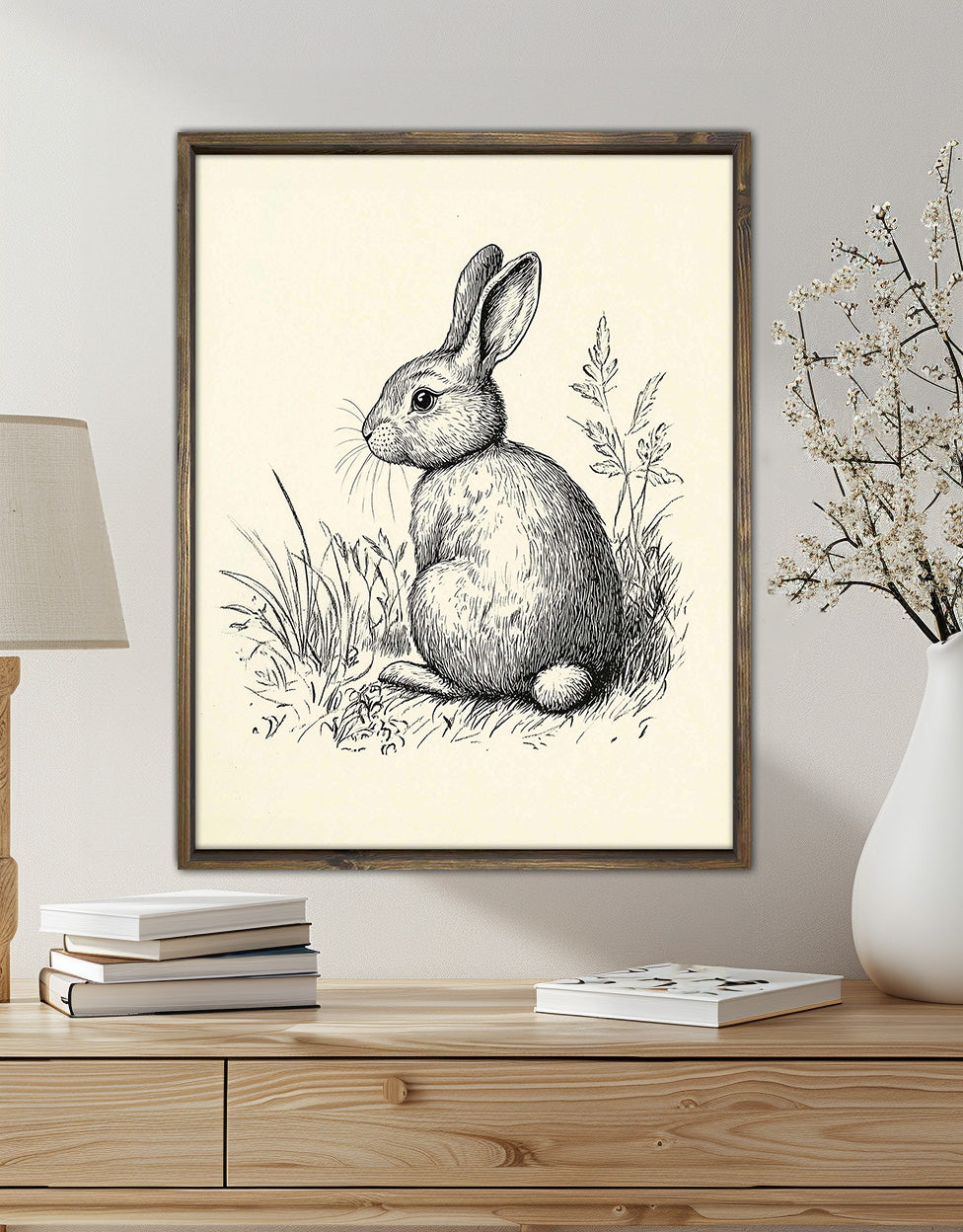 Vintage Rabbit Sketch – Simply Inspired Design Co